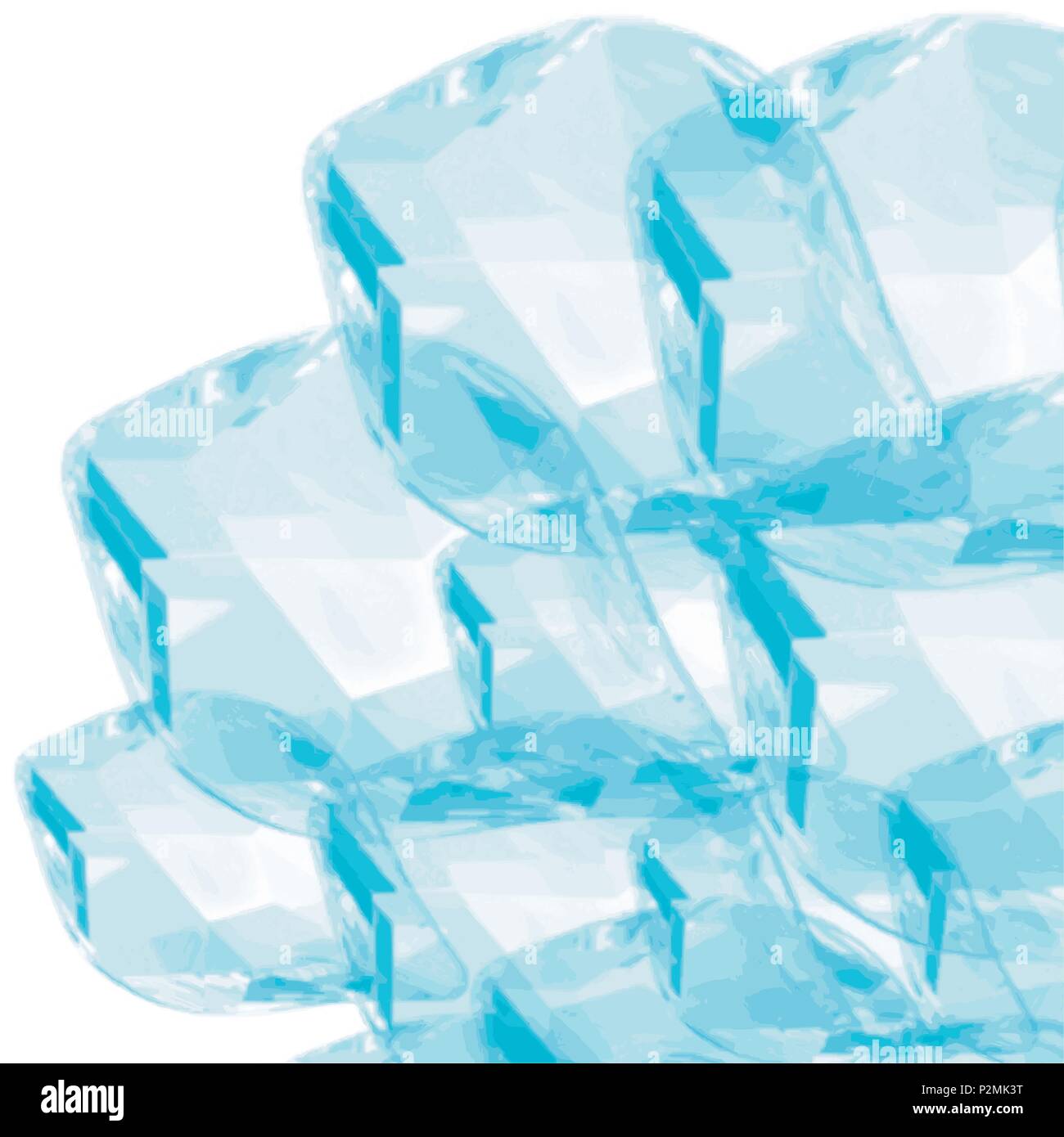 blue watercolor crystal diamond background pattern, vector illustration ...