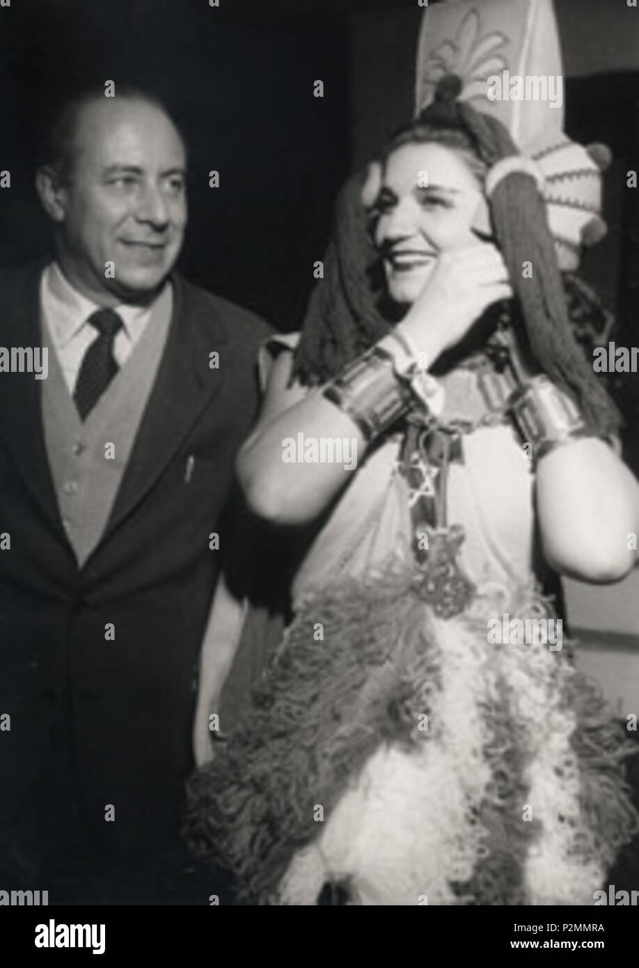 . Nicola Benois e Disma De Cecco nel ruolo di Michol nell’opera David ...