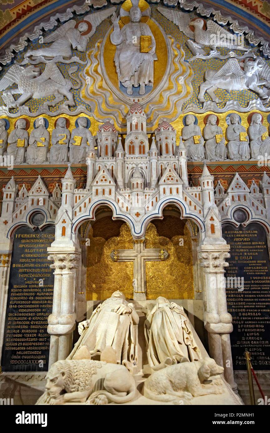 Budapest, Hungary, area classified as World Heritage, Buda, Varnegyed ...