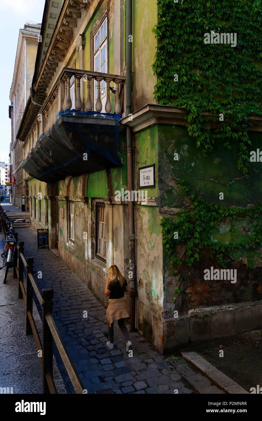 Budapest, Hungary, area classified as World Heritage, Pest, district of ...