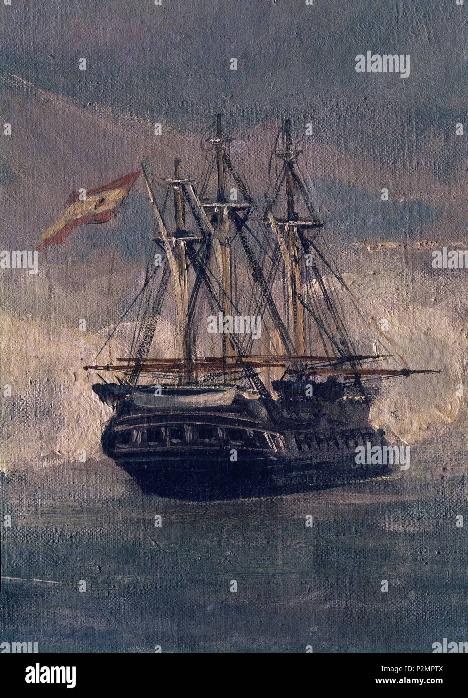 DT COMBATE NAVAL DE EL CALLAO FRAGATA VILL MADRID. Author: Rafael ...