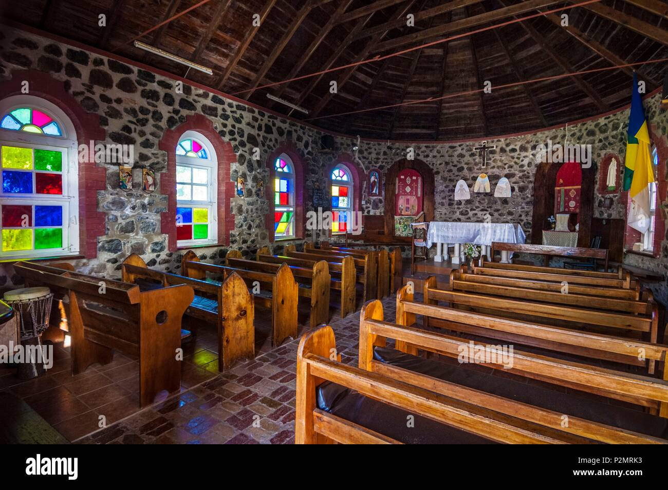 Altar immaculate conception catholic church hi-res stock photography ...