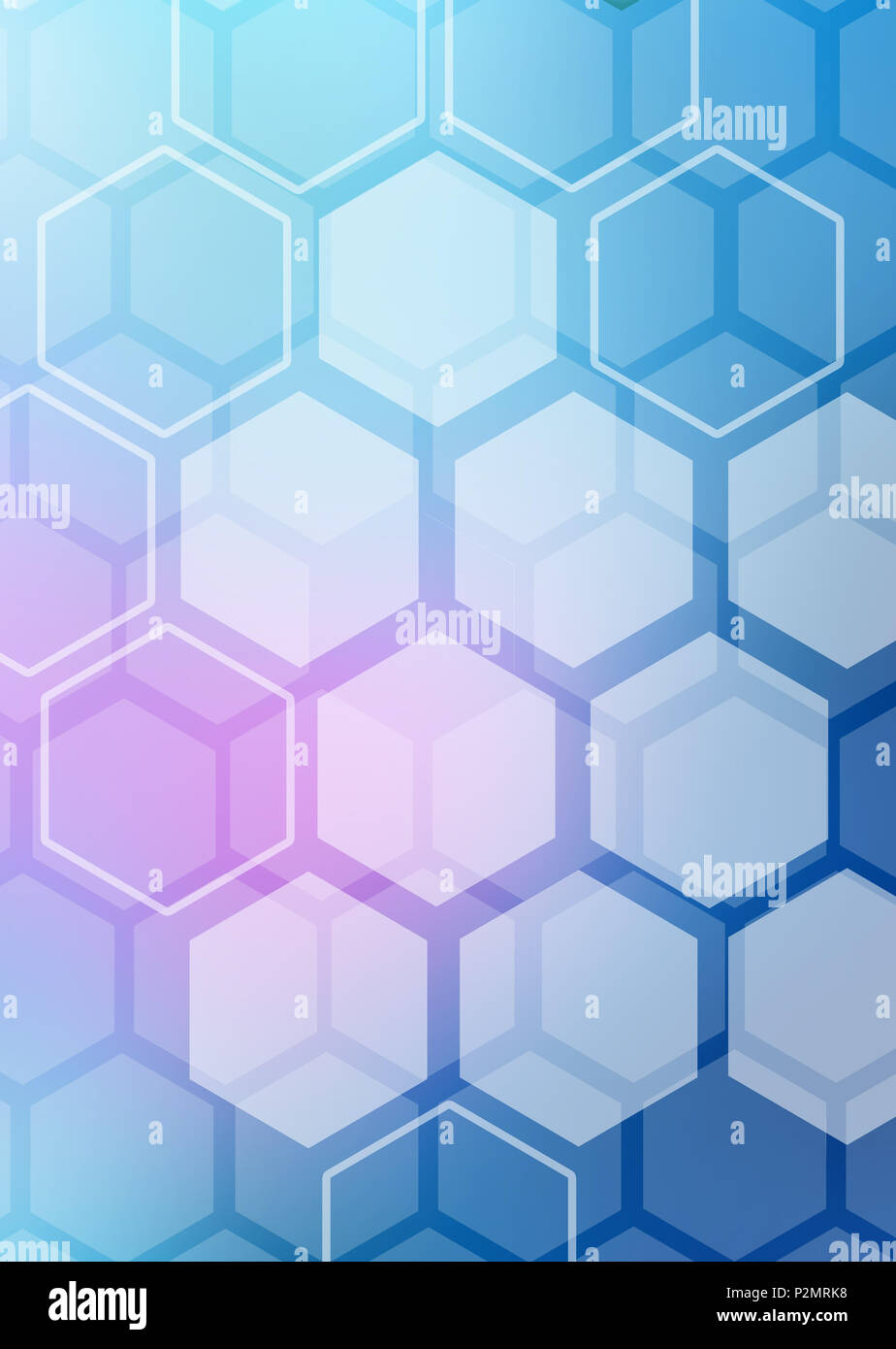 Abstract colorful background of hexagonal shapes Stock Photo - Alamy