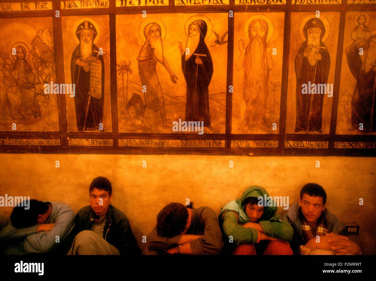 Coptic church at night egypt hi-res stock photography and images - Alamy