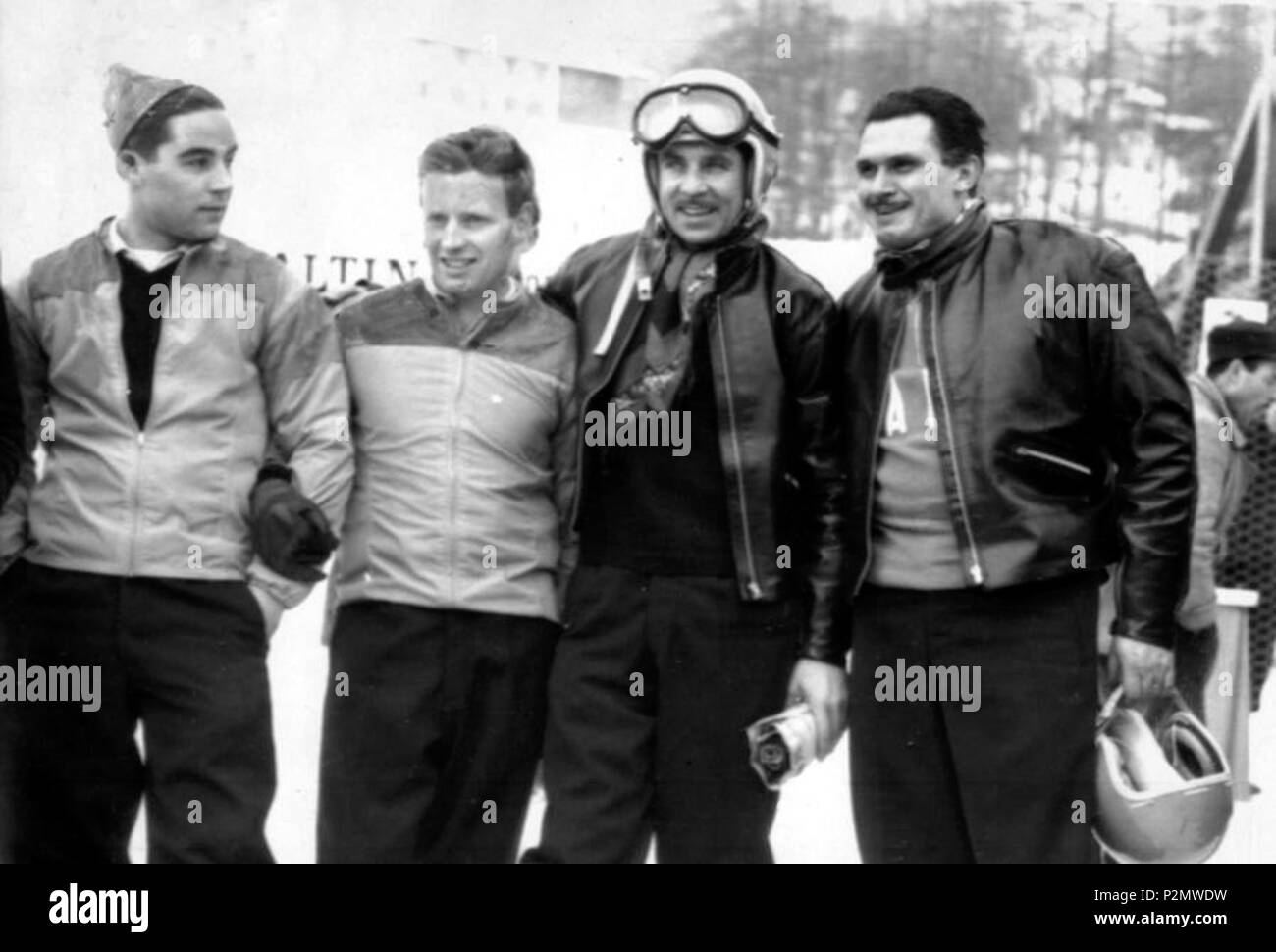 75 Renzo Alverà - Eugenio Monti - Giacomo Conti - Lamberto Dalla Costa ...