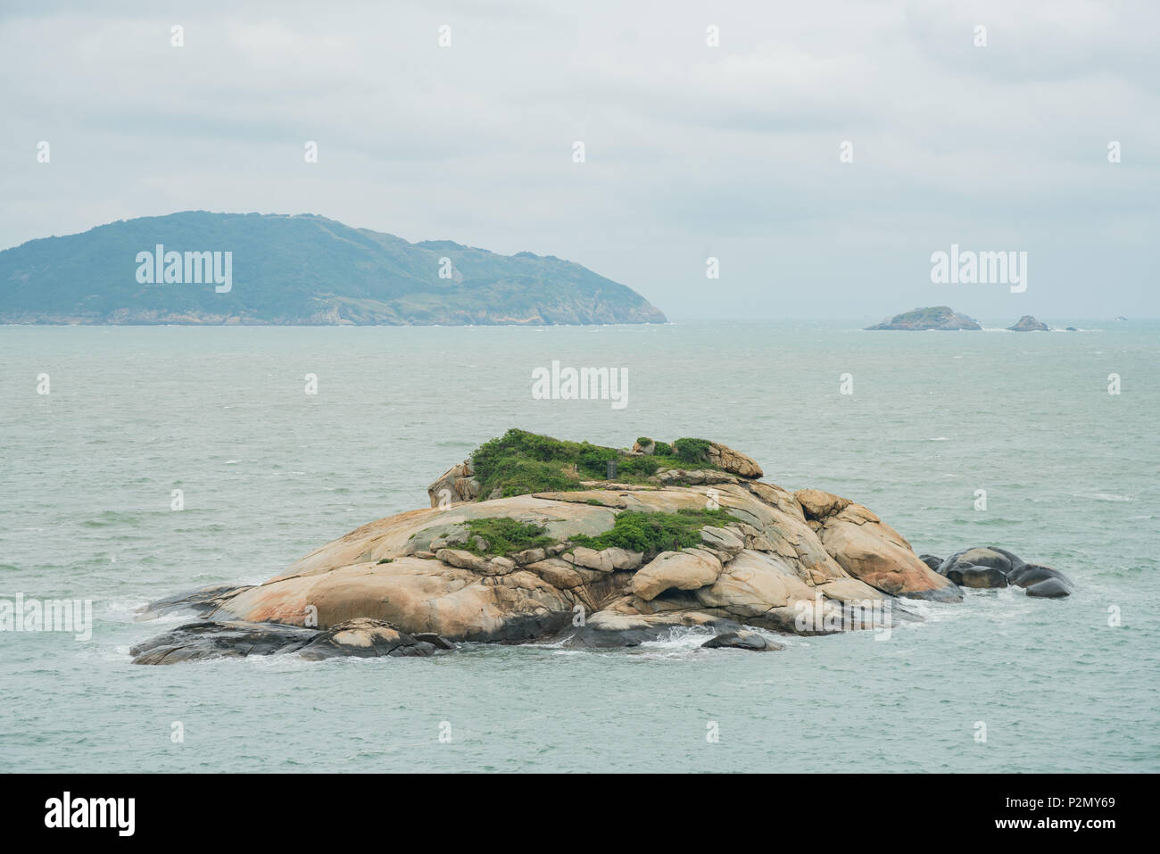 The special Turtle Island and Qinbi Village at Matsu, Taiwan Stock ...