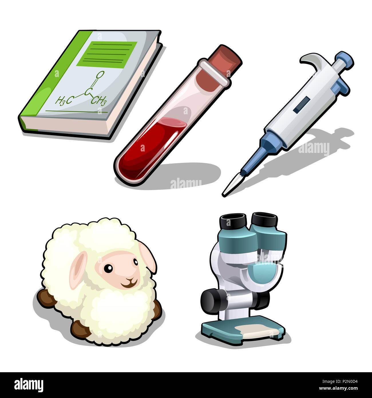 Reagent dispenser Stock Vector Images - Alamy