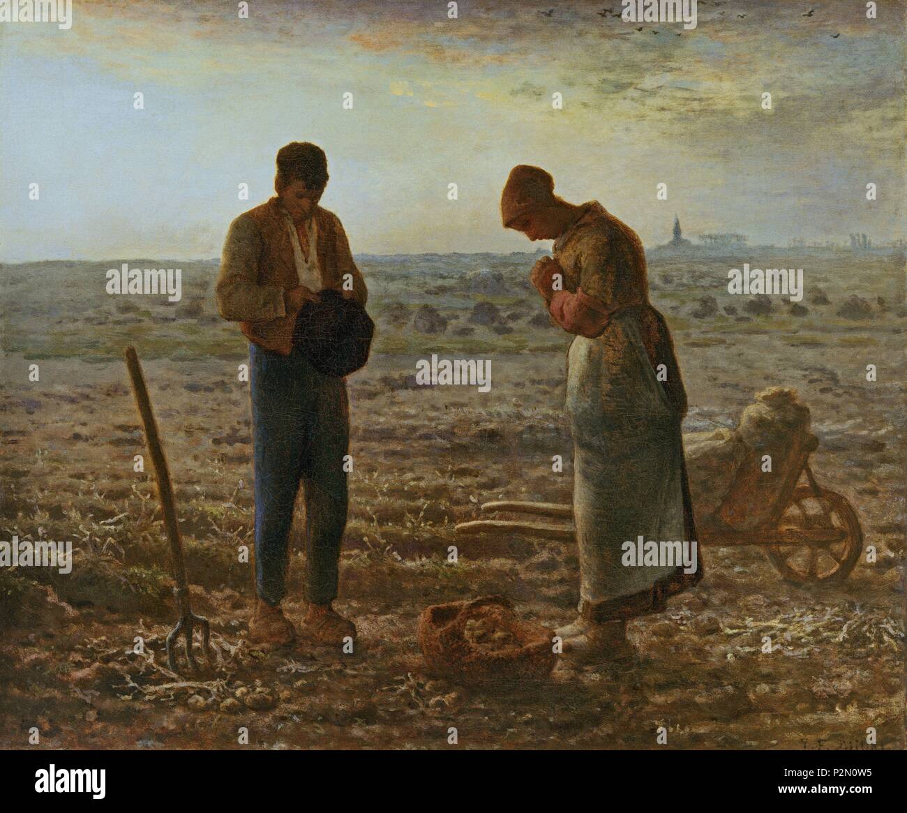 The angelus by millet hi-res stock photography and images - Alamy