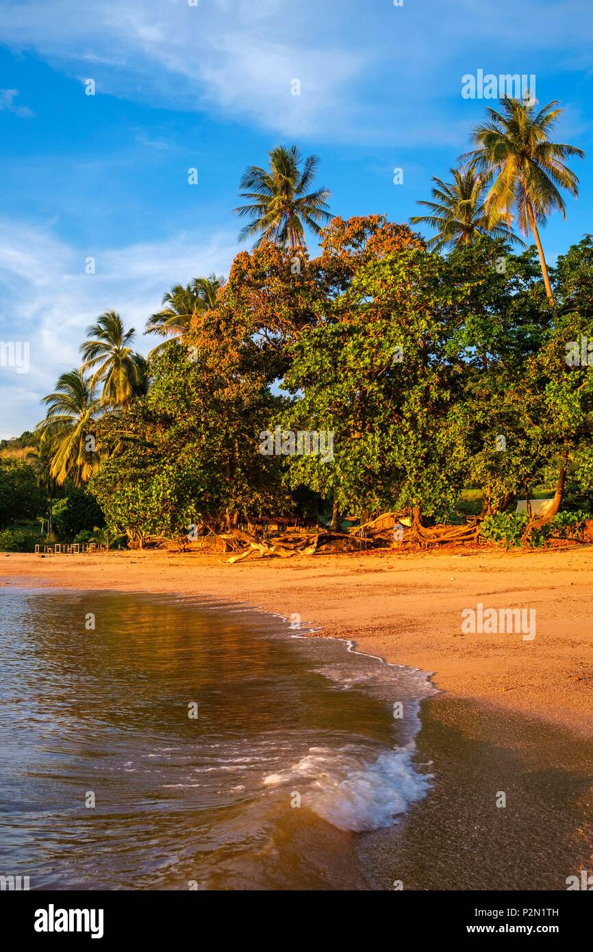 Thailand, Trang province, Ko Libong island, Haad Lang Kao beach west of ...