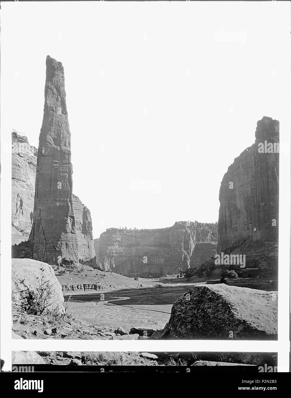 (Old No. 116) Monument in Canyon De Chelly, Arizona. Apache County ...