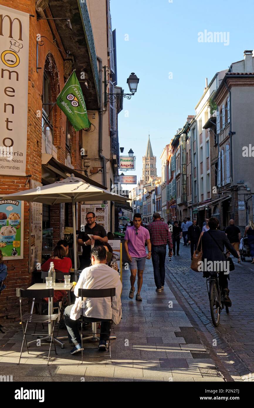 Pedestrian street of toulouse hi-res stock photography and images - Alamy