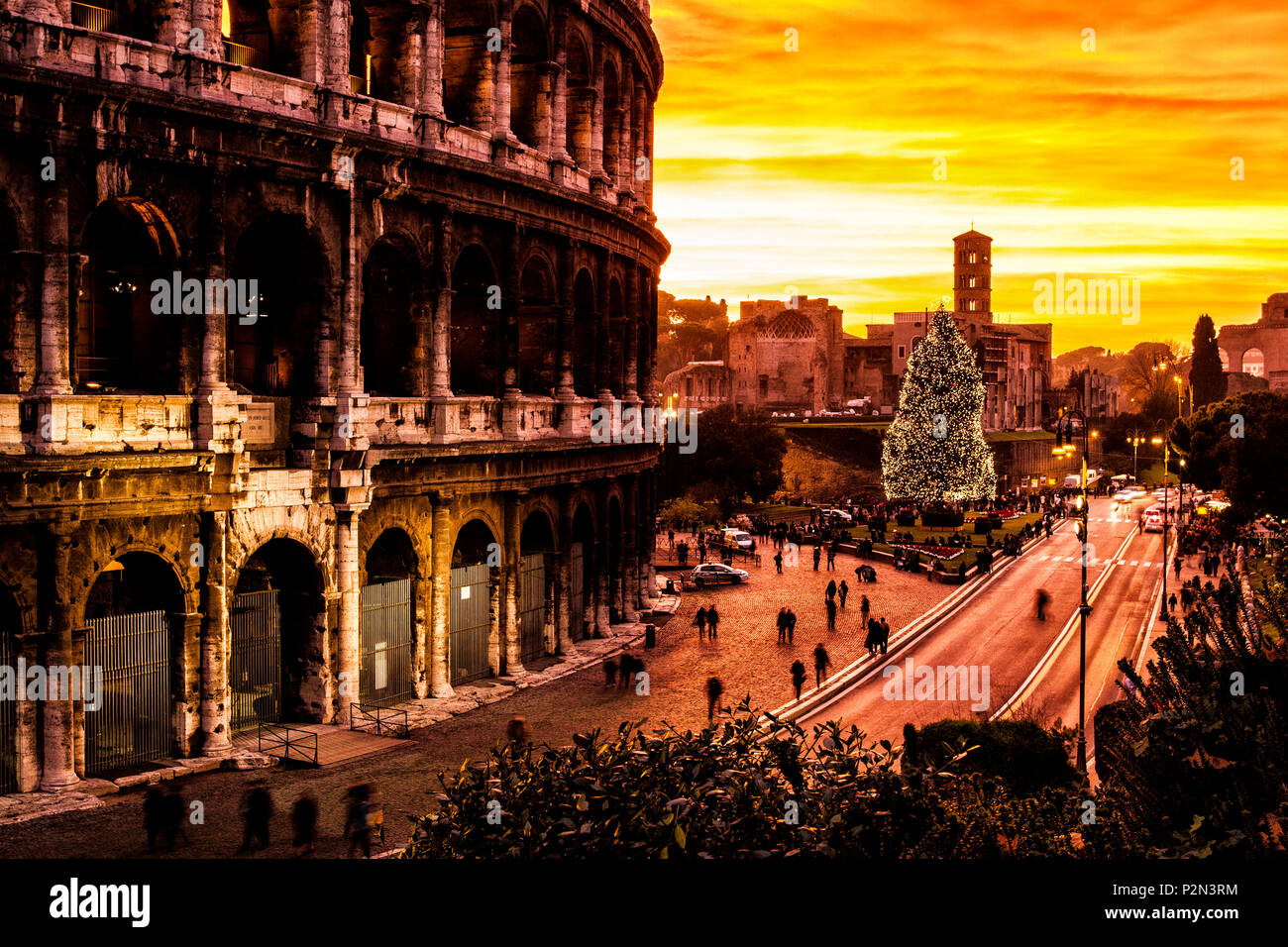 Sunset rome hi-res stock photography and images - Alamy