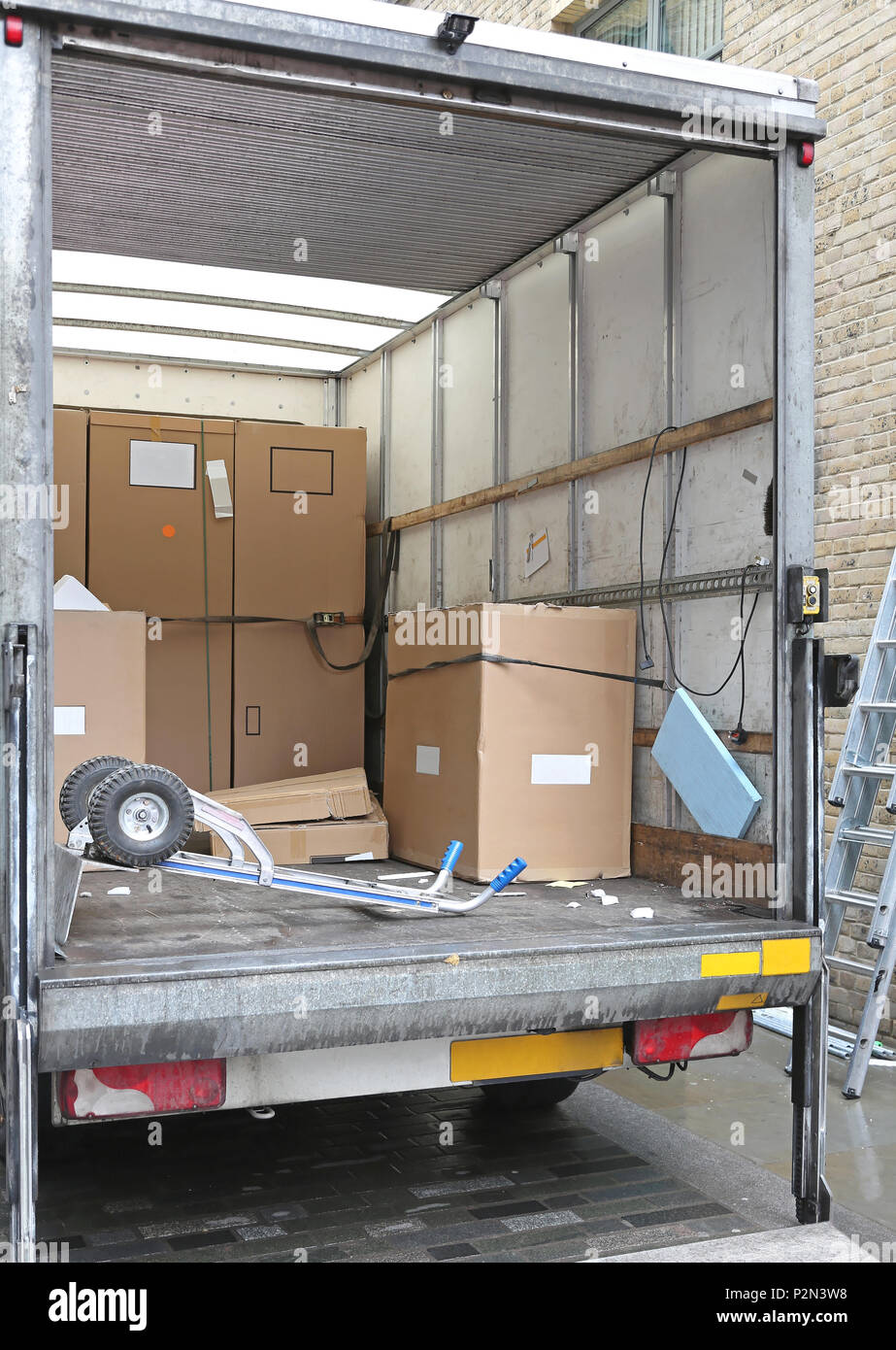 Goods in boxes hi-res stock photography and images - Alamy