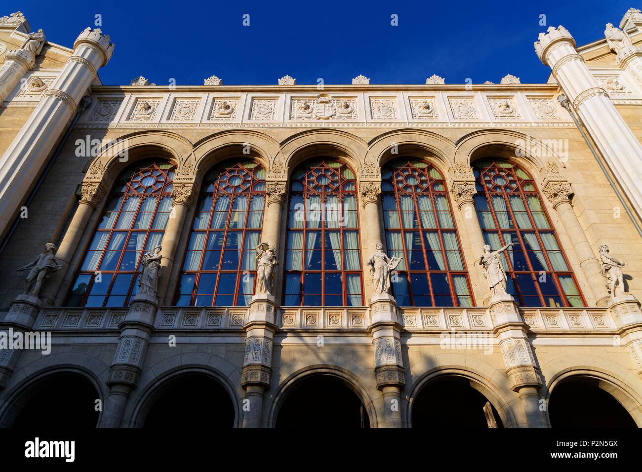 Budapest, Hungary, area classified as World Heritage, Pest, Pesti ...