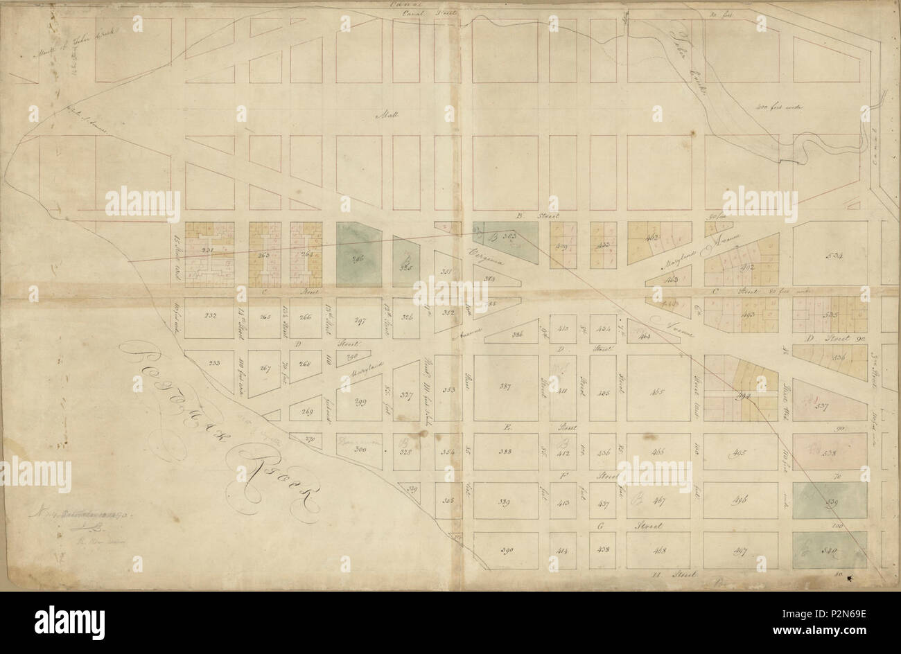 Washington mall map hi-res stock photography and images - Alamy