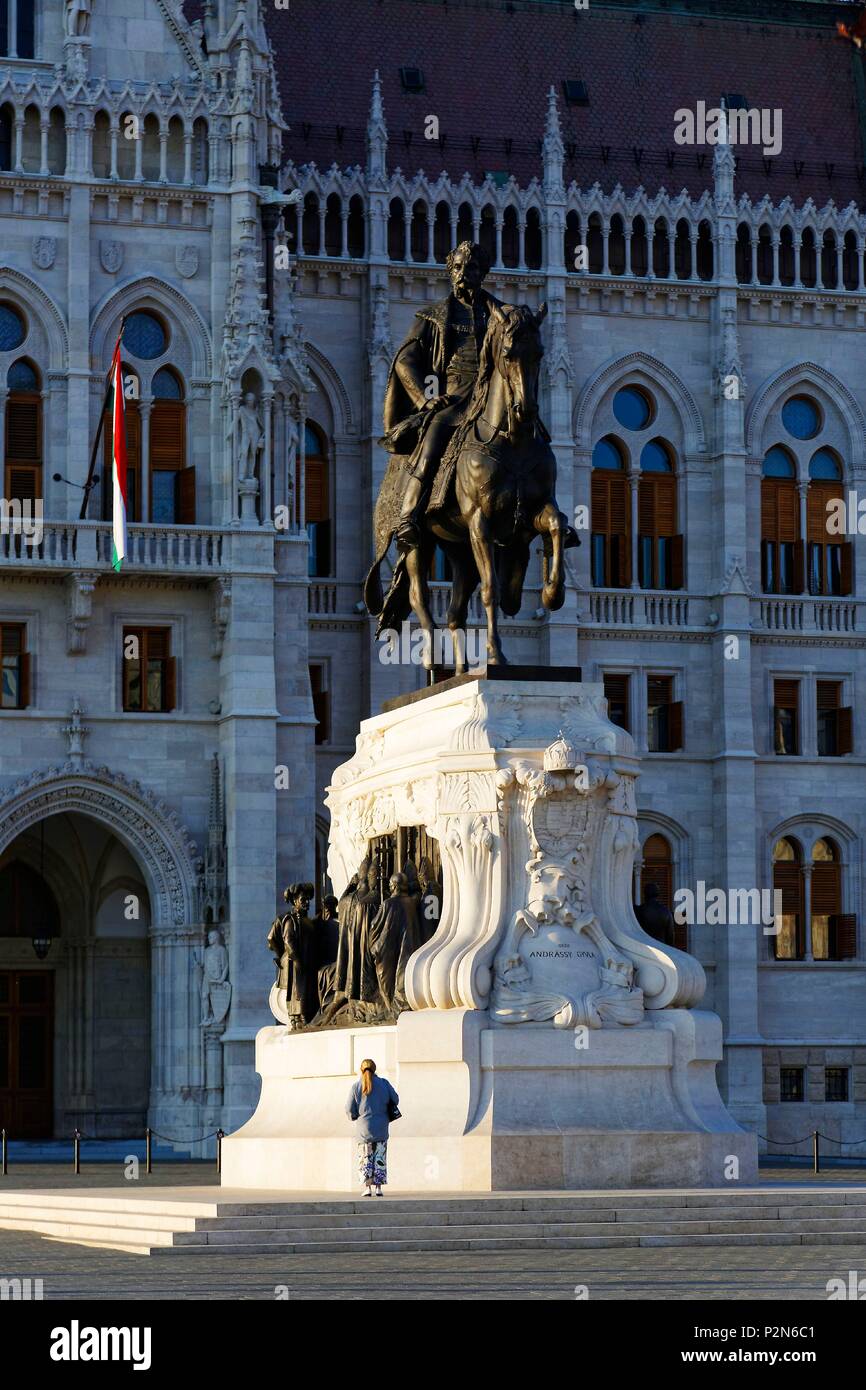 The statue of count gyula andrassy hi-res stock photography and images ...