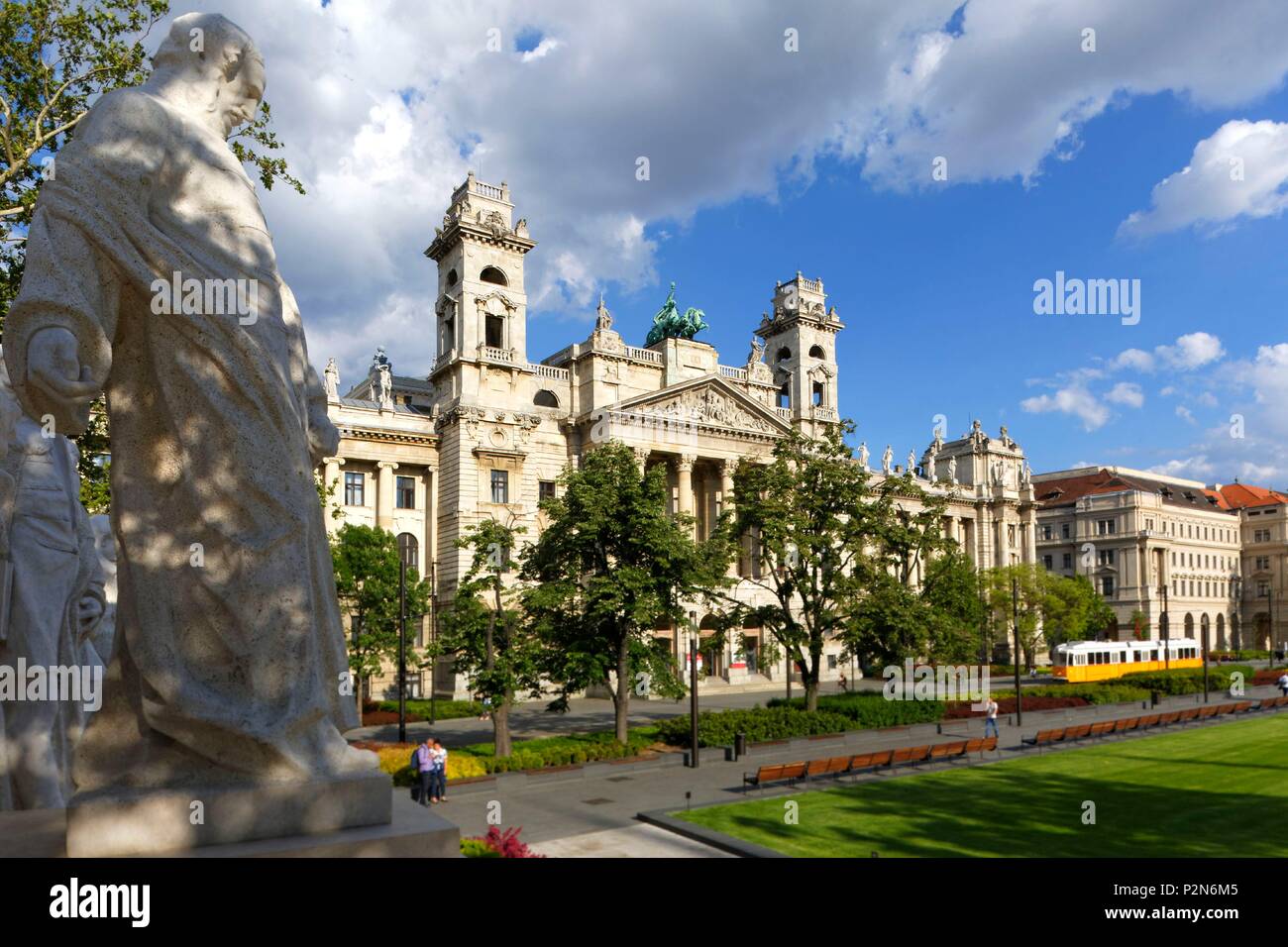Budapest, Hungary, area classified as World Heritage, Pest, Kossuth ...