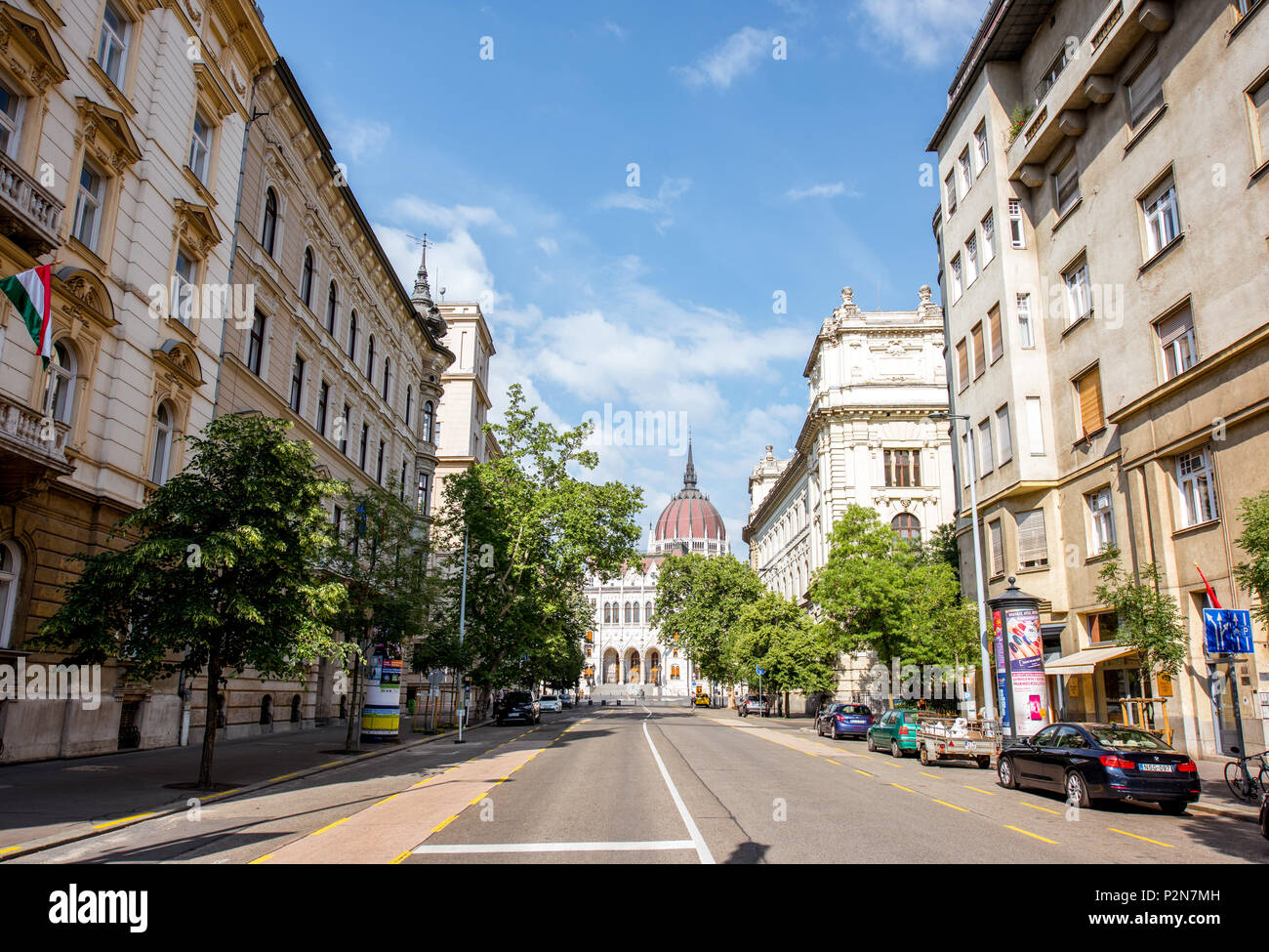 Budapest street view hi-res stock photography and images - Alamy