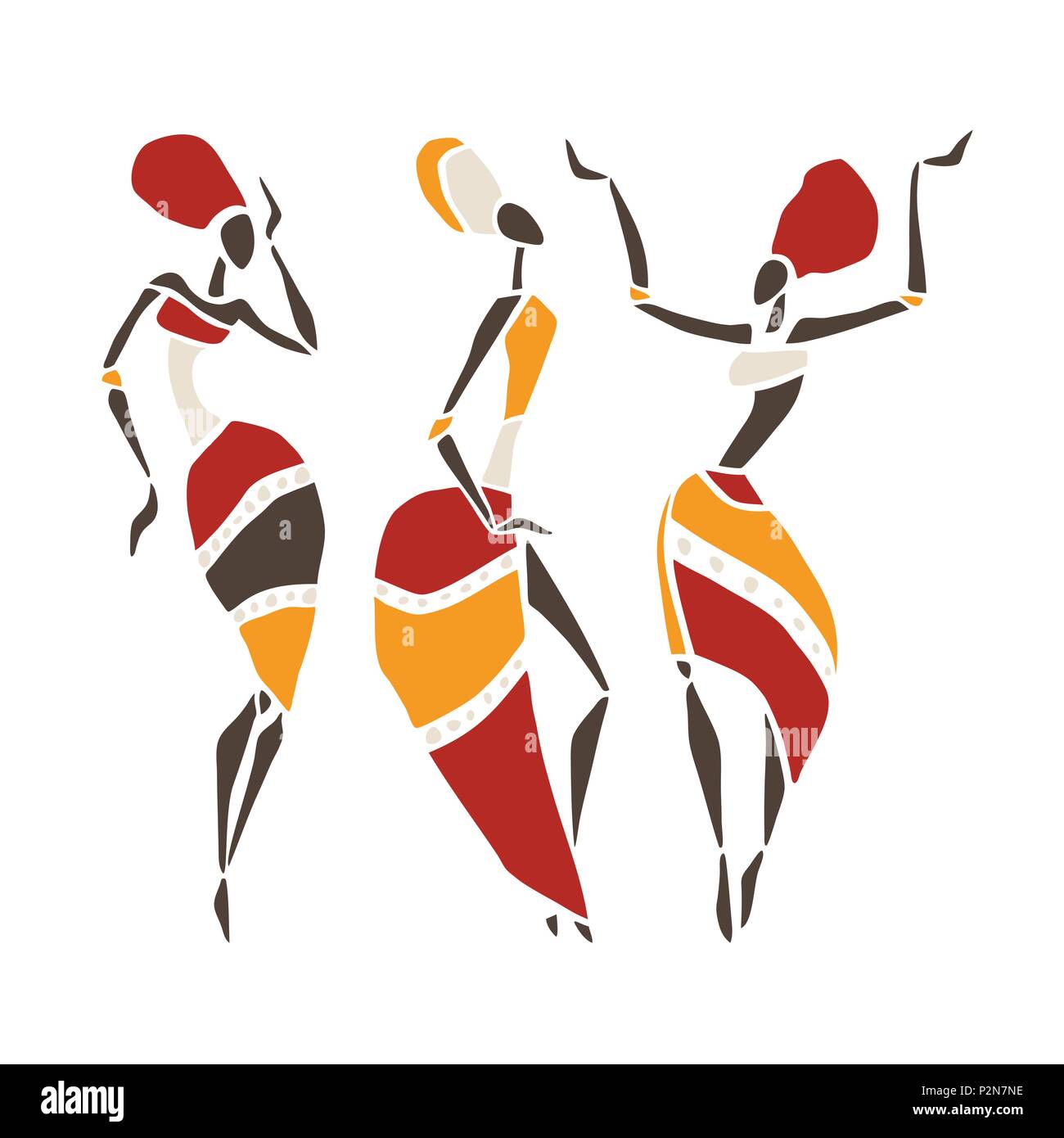 Beautiful dancers silhouette Stock Vector Image & Art - Alamy