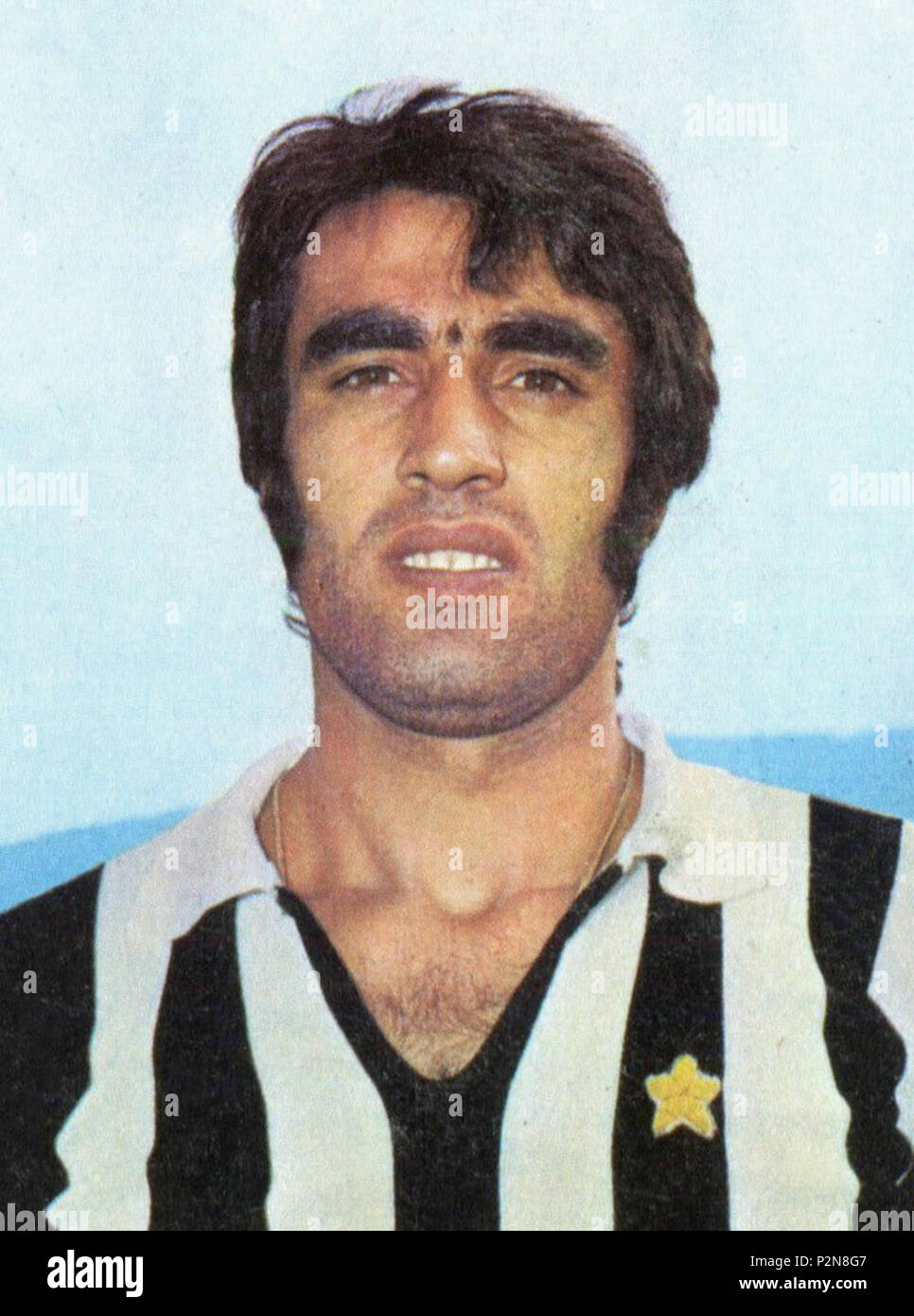 . Italiano: Il calciatore italiano Pietro Anastasi alla Juventus nella ...