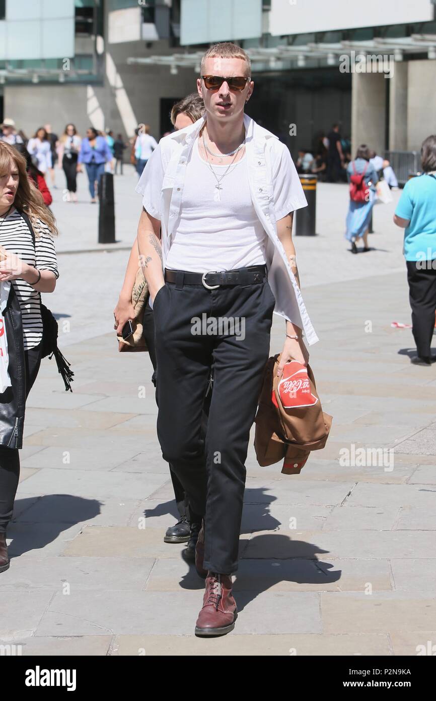Ellie Rowsell and Theo Ellis of group Wolf Alice seen leaving Radio 1 ...