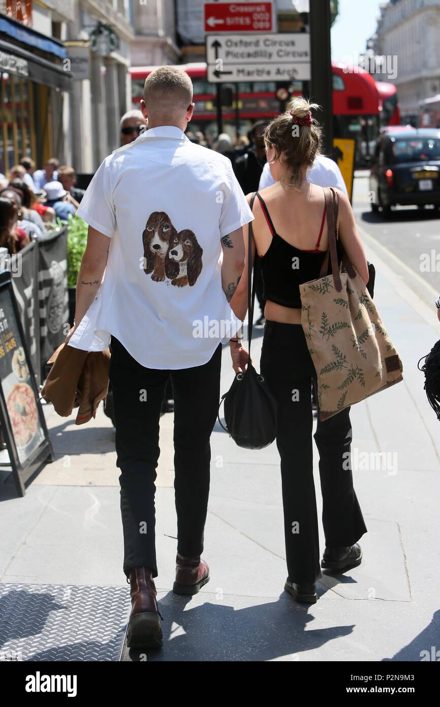 Ellie Rowsell and Theo Ellis of group Wolf Alice seen leaving Radio 1 ...