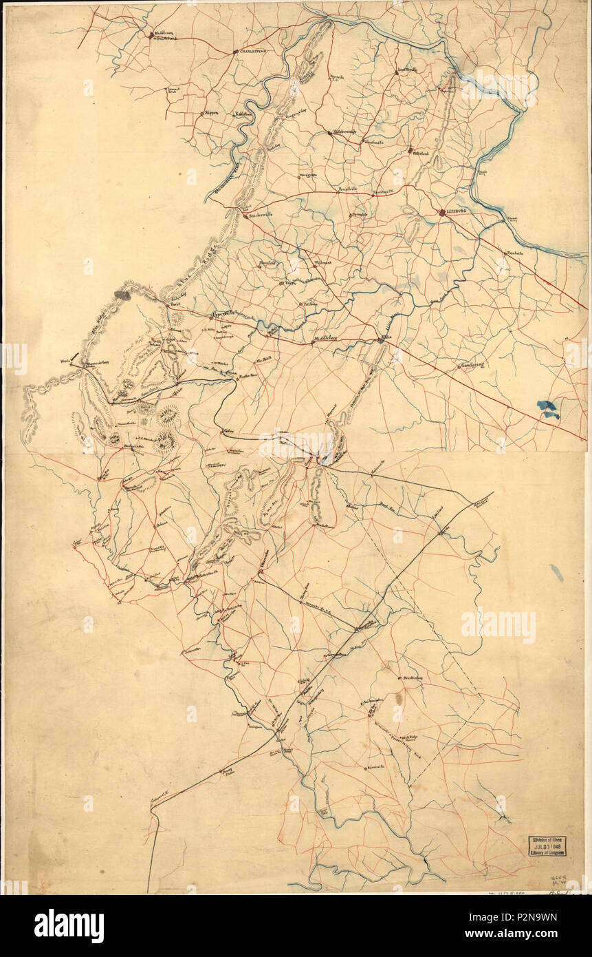 (Preliminary map of northern Virginia embracing portions of Loudoun ...