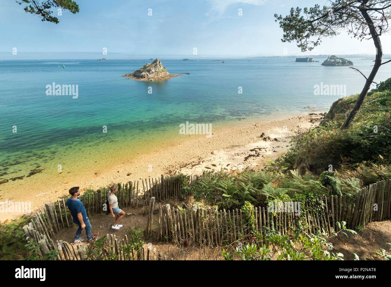 France, Finistere, Carantec, Tahiti beach Stock Photo - Alamy