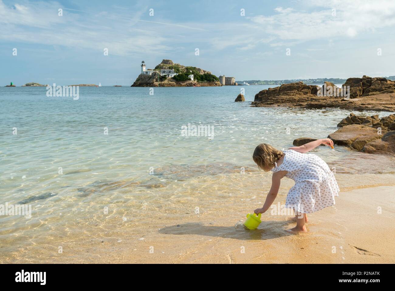 France, Finistere, Carantec, Tahiti beach Stock Photo - Alamy