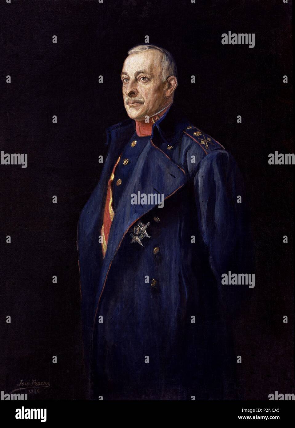 'Miguel Primo de Rivera', 1920, Oil on canvas. Author: RIVERA, JOSE ...