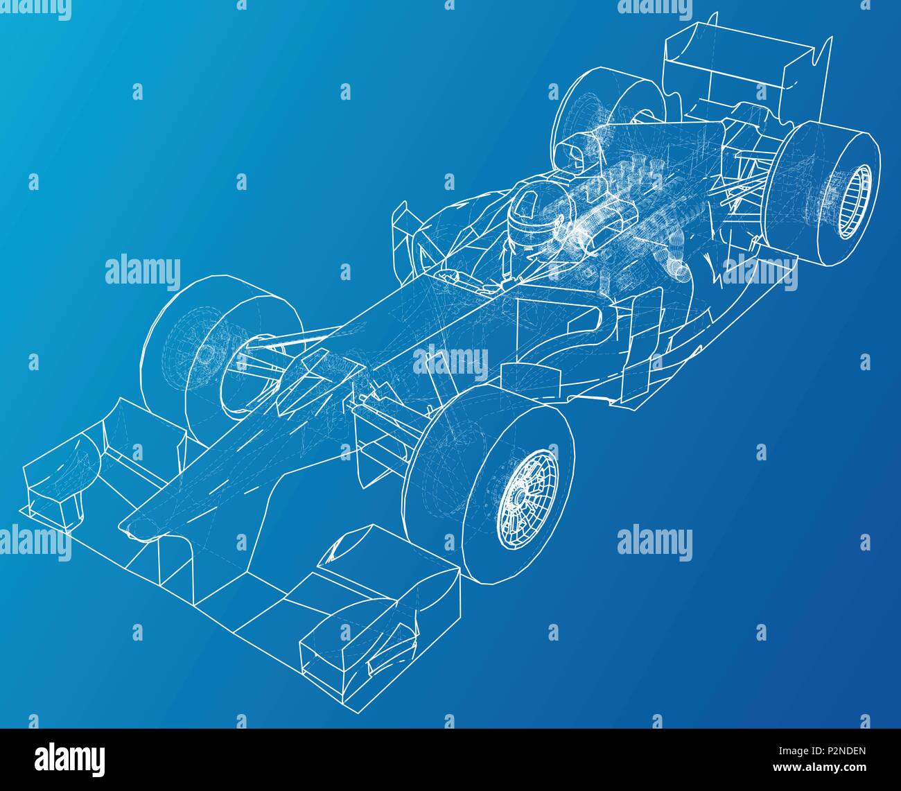 Wire frame model of car hi-res stock photography and images - Alamy