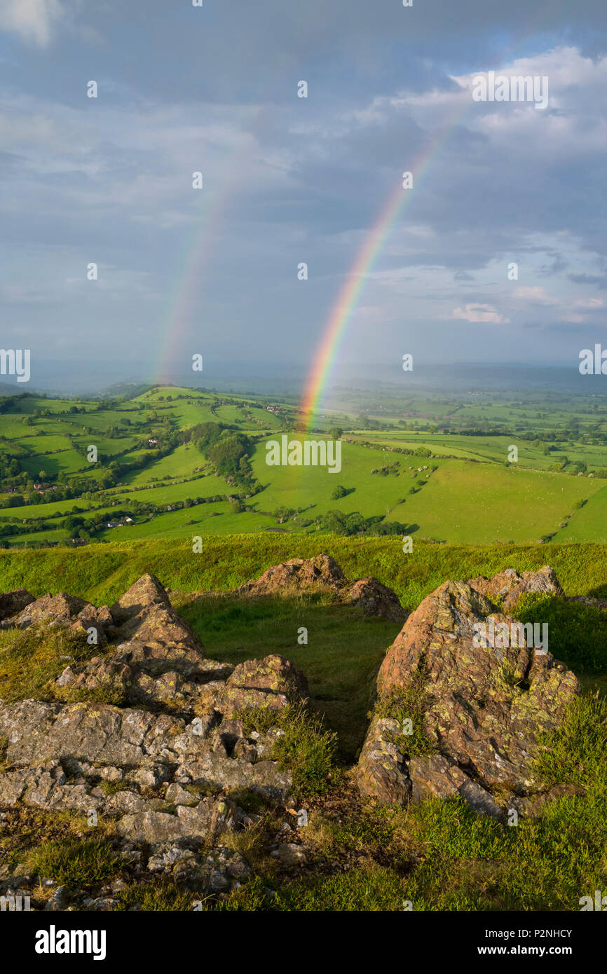 Rainbow over church hi-res stock photography and images - Alamy