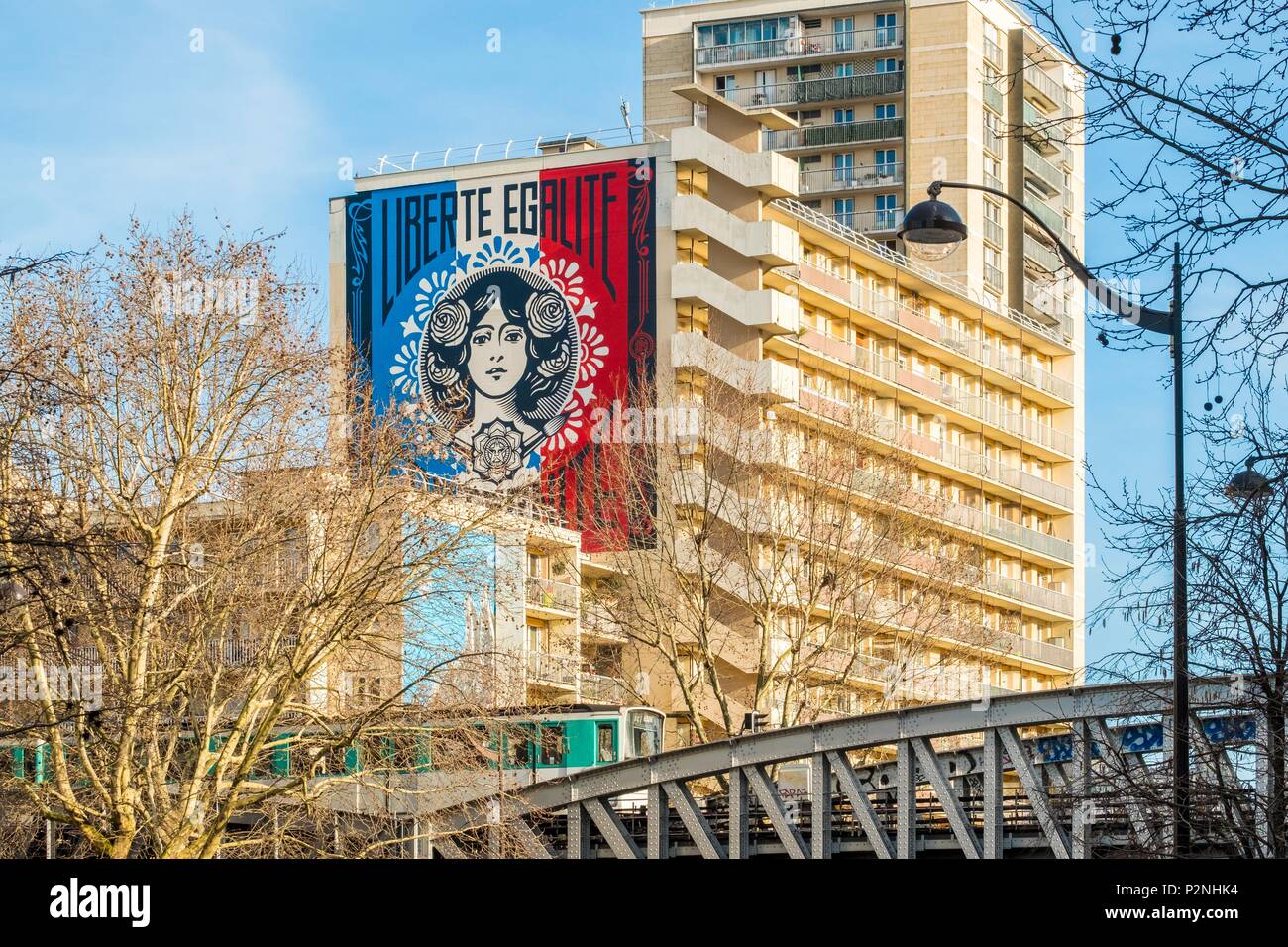 Shepard fairey paris 13th hi-res stock photography and images - Alamy