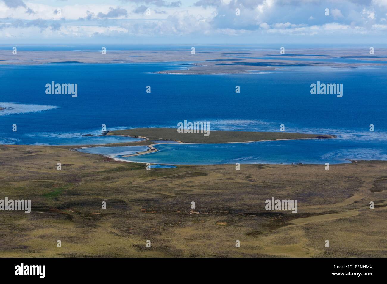 Falkland islands aerial hi-res stock photography and images - Alamy