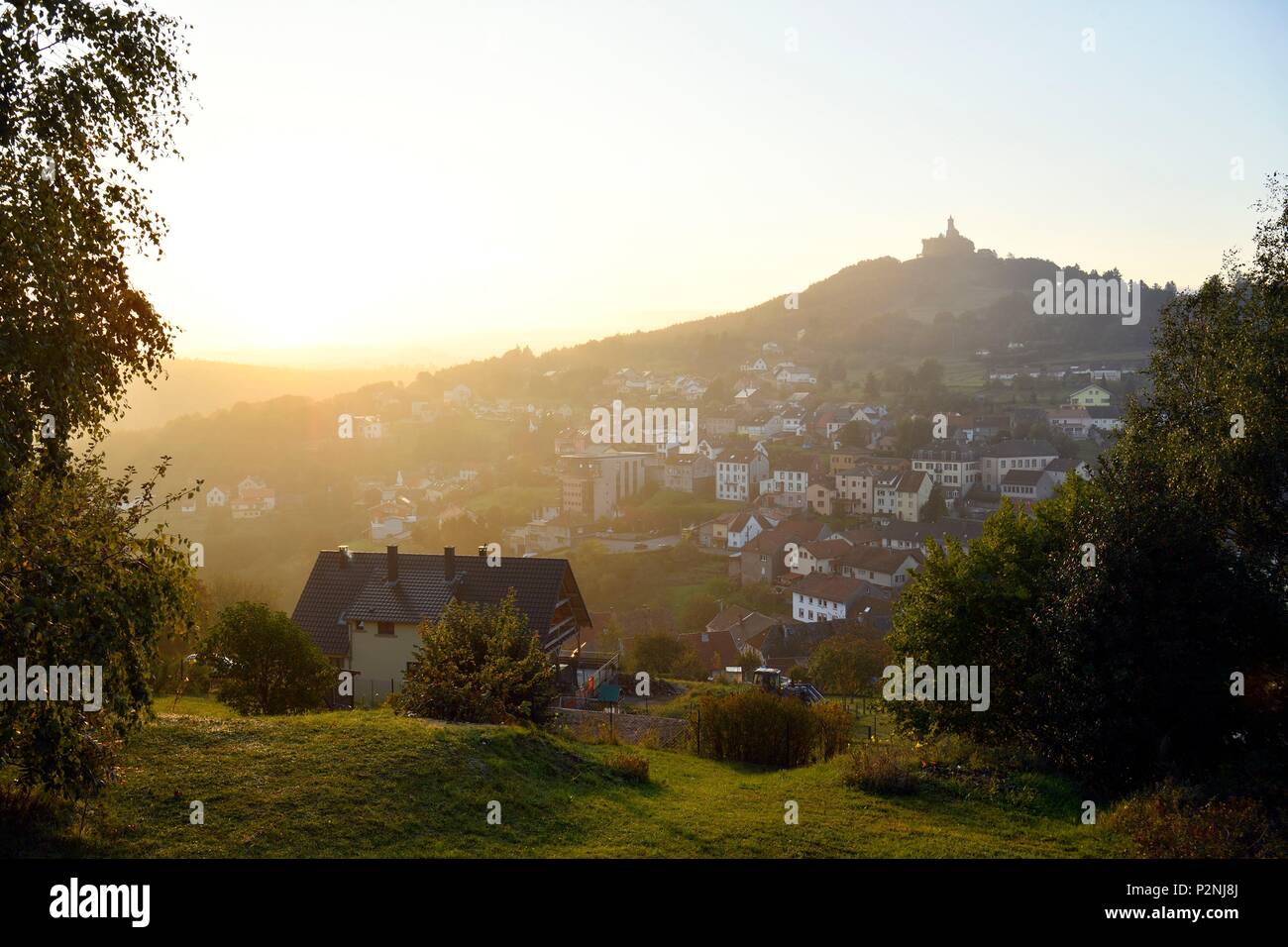France, Moselle, Dabo, Rock Dabo, Dabo Chapel or Saint Leon chapel ...