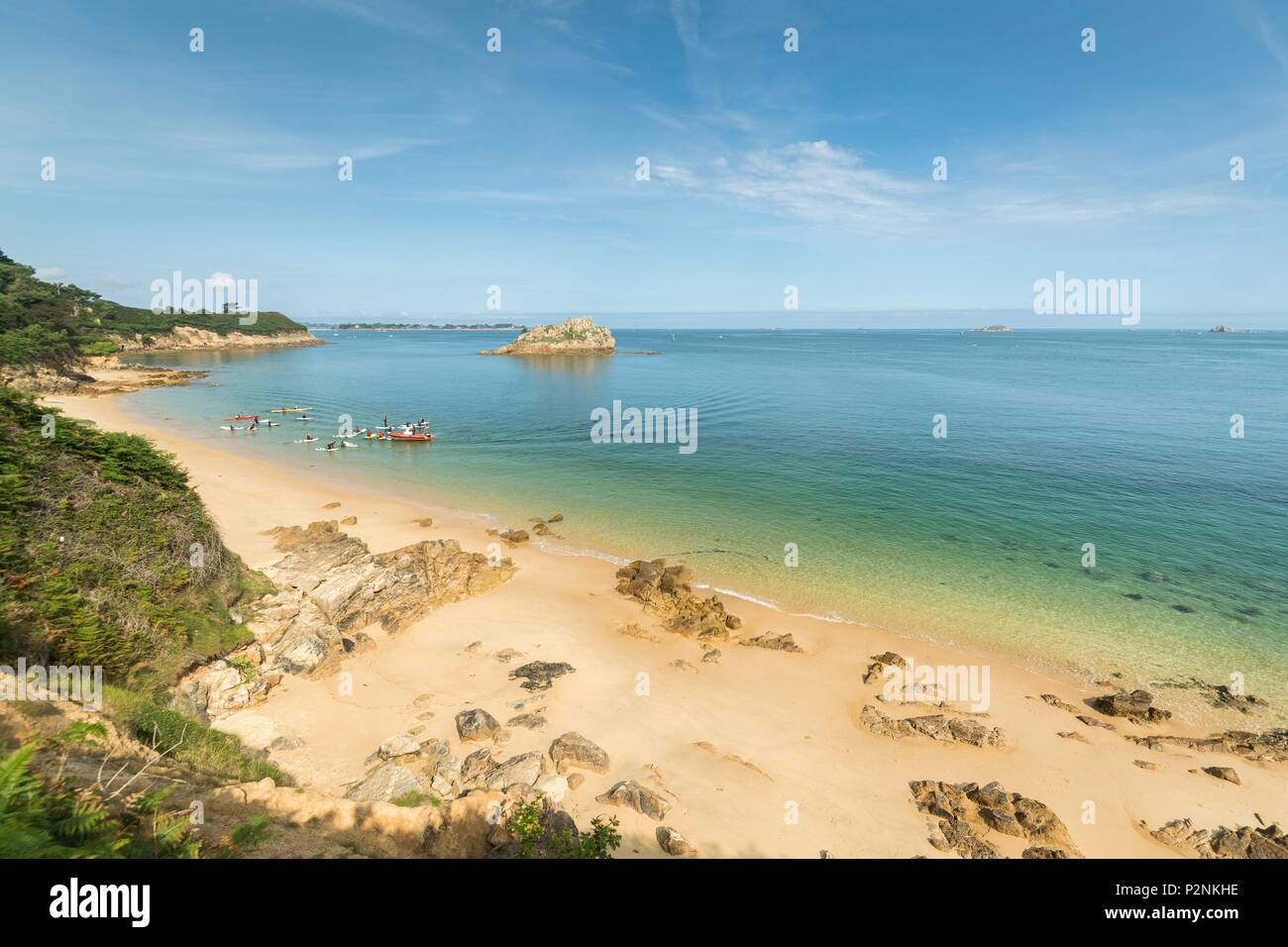 France, Finistere, Carantec, Tahiti beach Stock Photo - Alamy
