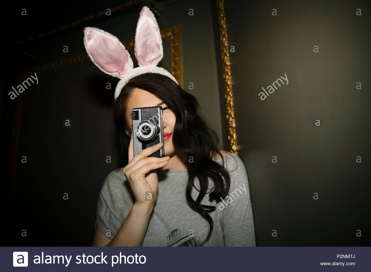 Woman rabbit costume hi-res stock photography and images - Alamy