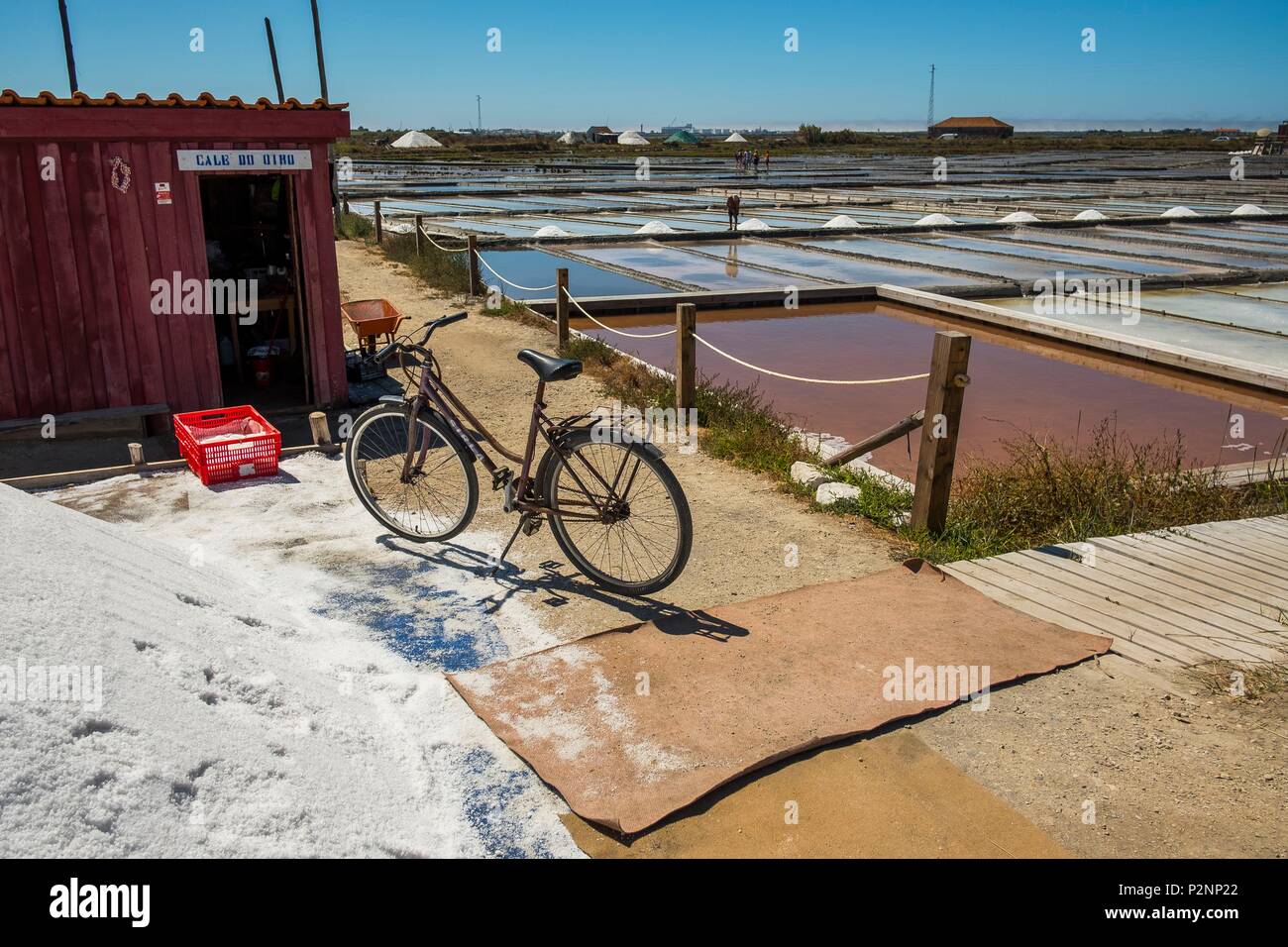 Portugal, Center Region, Aveiro, the salt tides Stock Photo - Alamy