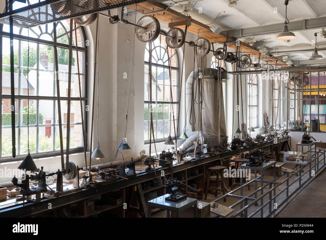 France, Oise, Meru, Museum of Mother of Pearl and Tabletterie Stock ...