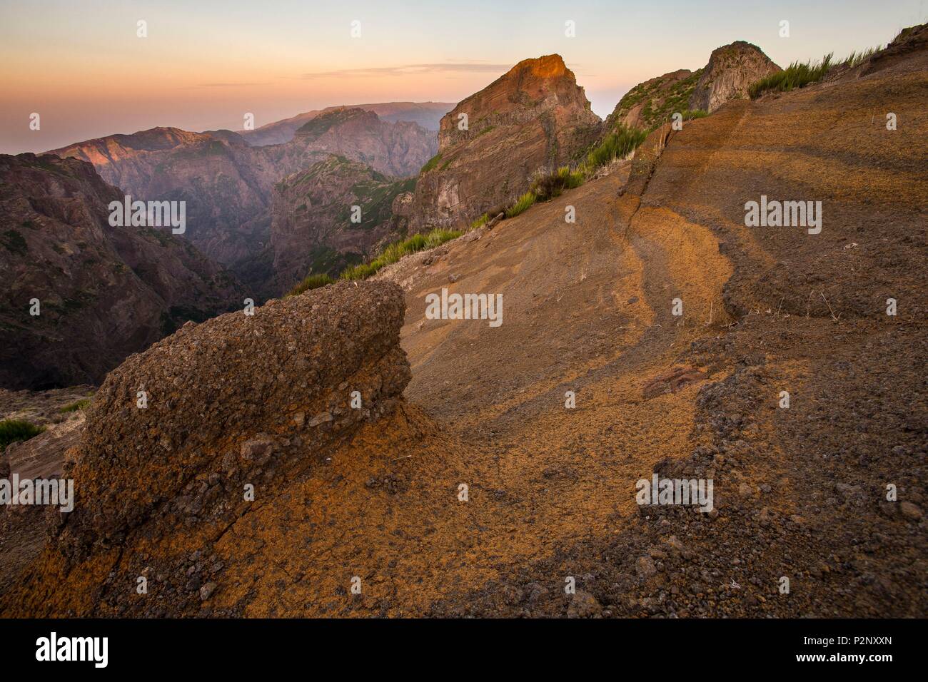 Portugal, Madeira Island, Pico das Torres (1851 m Stock Photo - Alamy