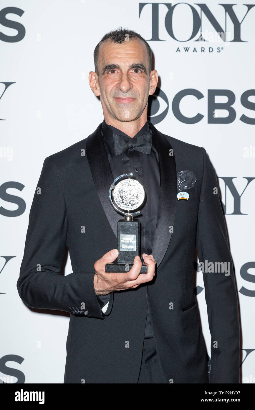 New York, NY - June 10, 2018: Award winner Jamshied Sharifi poses in ...