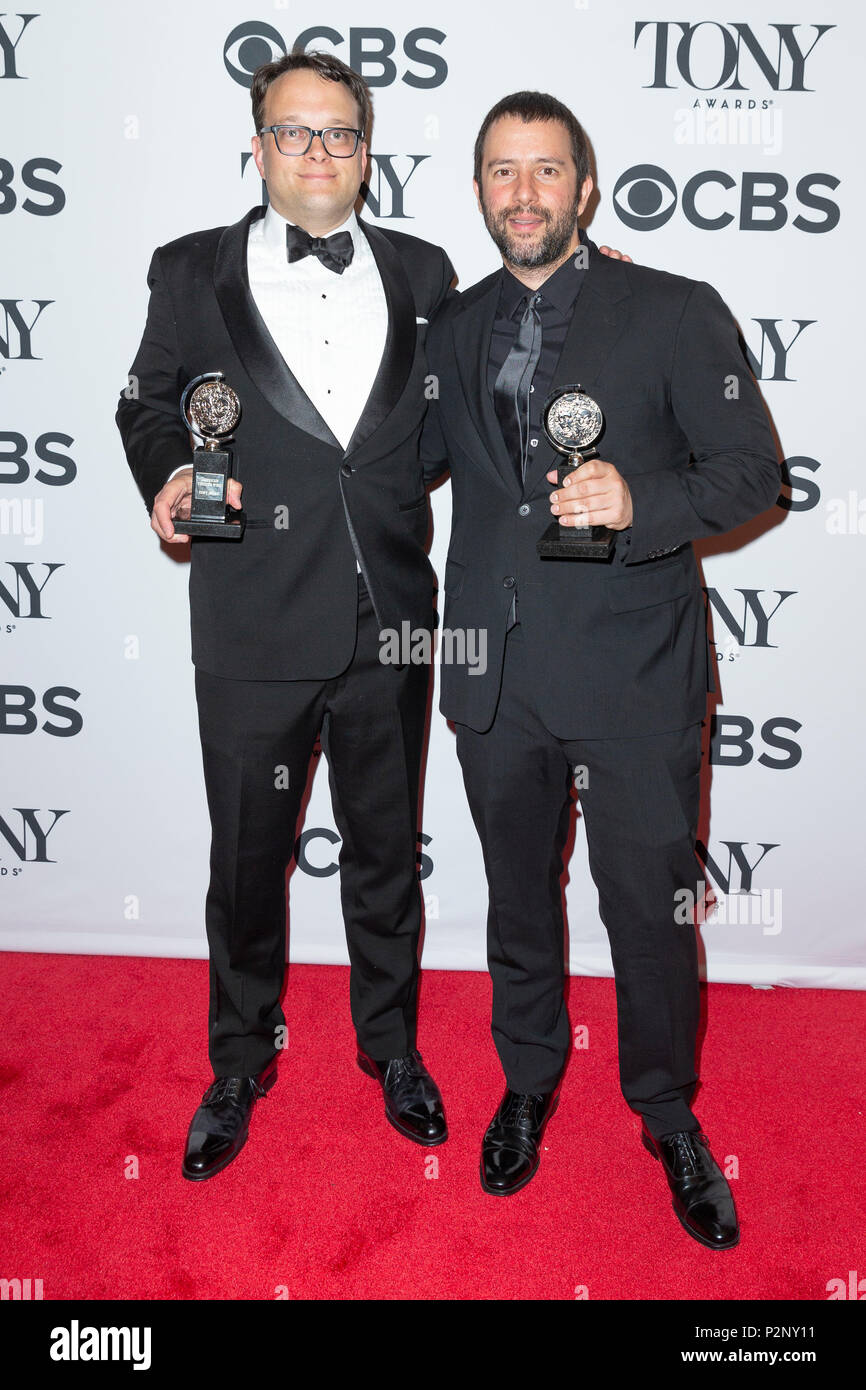 New York, NY - June 10, 2018: Award winners Tyler Micoleau & Itamar ...