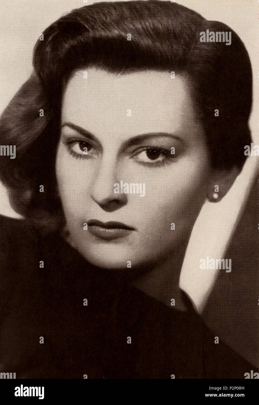 . Italiano: Lia Di Leo . 1953. Unknown 48 Lia Di Leo 53 Stock Photo - Alamy
