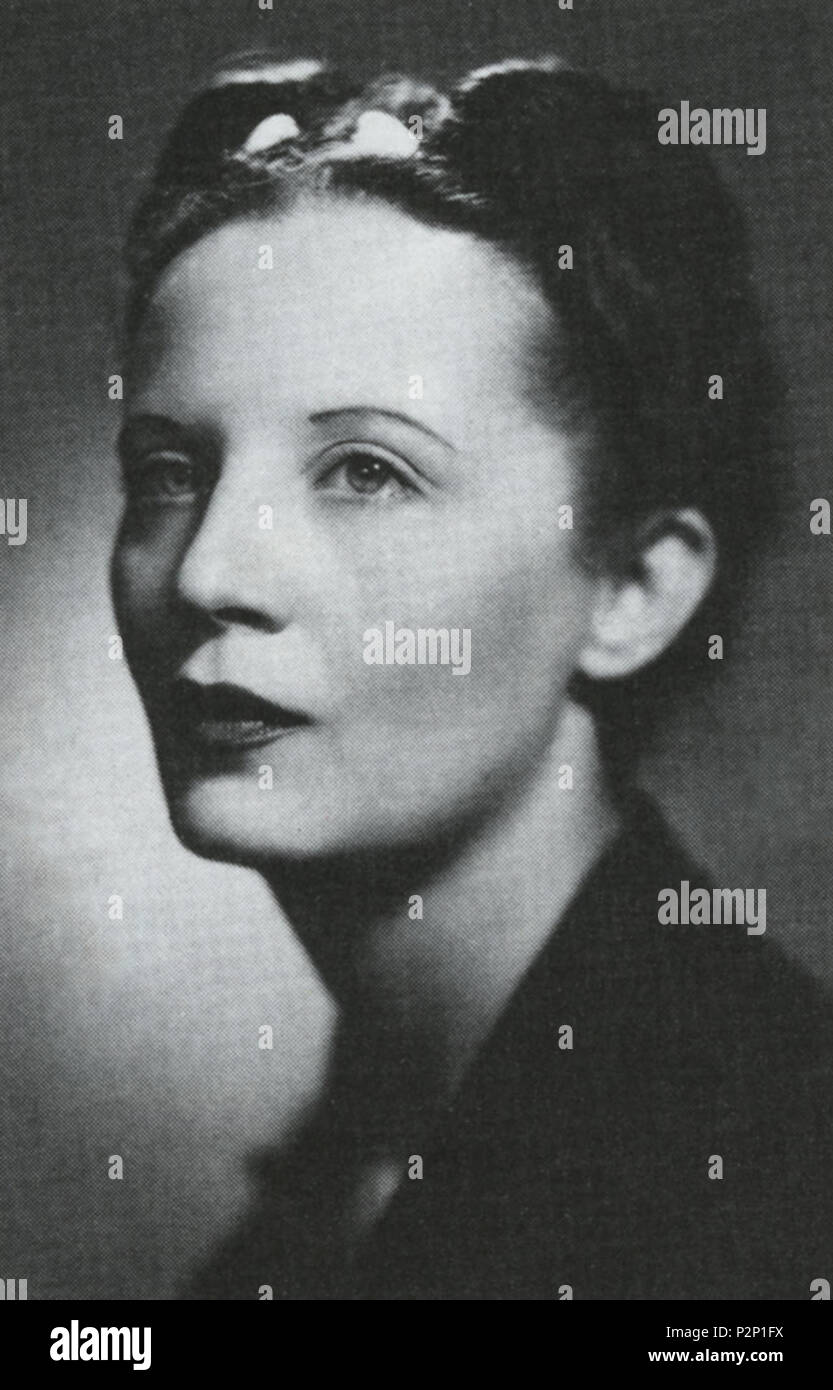 . Italiano: Irene Brin . 1945. Unknown 41 Irene Brin 3 Stock Photo - Alamy