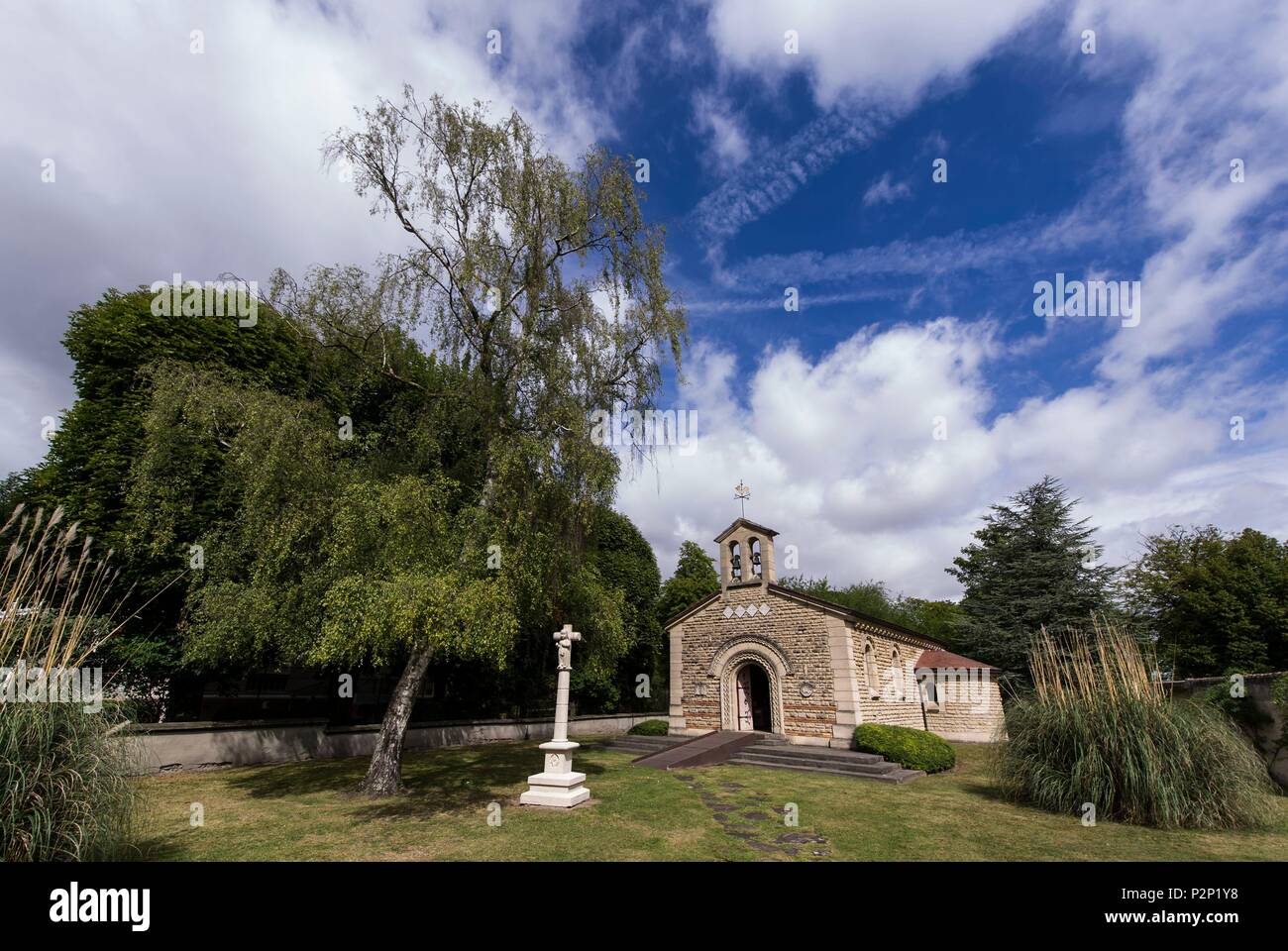 France, Marne, Reims, chapel Notre Dame de la Paix, also called chapel ...