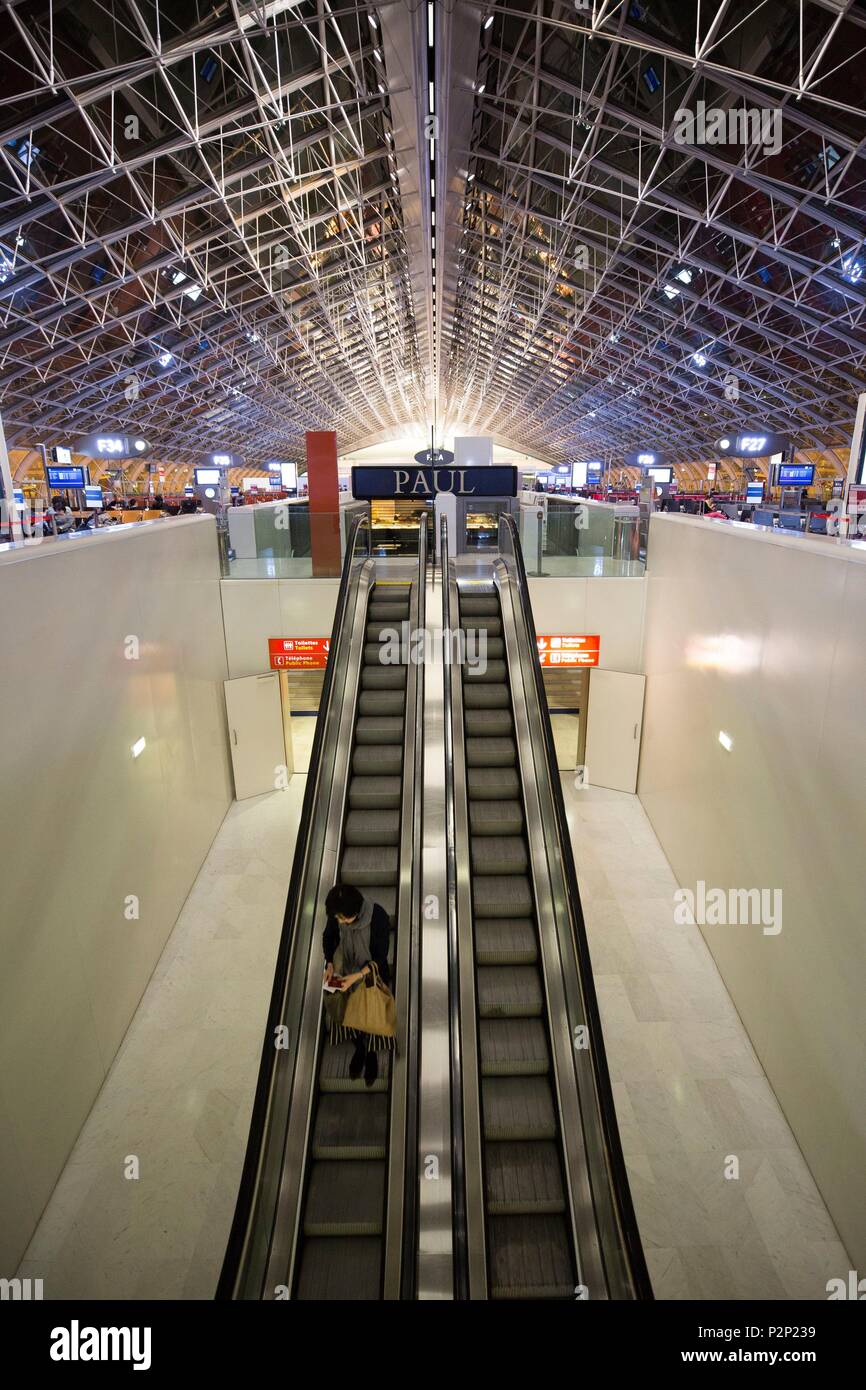 France, Val d'Oise, Roissy en France, Charles de Gaulle Airport, F ...