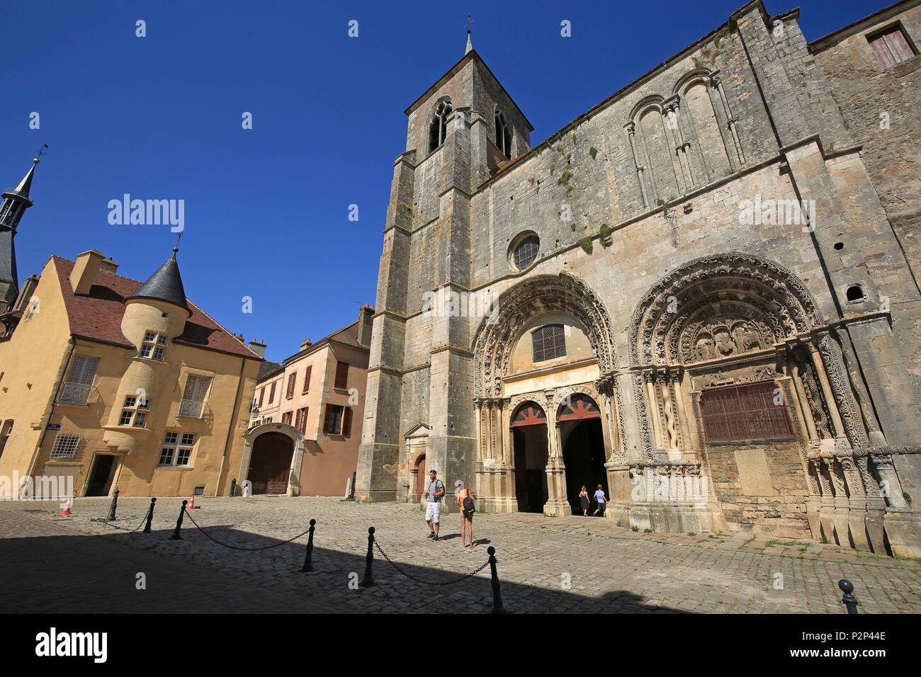 France, Yonne, Morvan region, Avallon, The church of Saint Lazare, Its ...