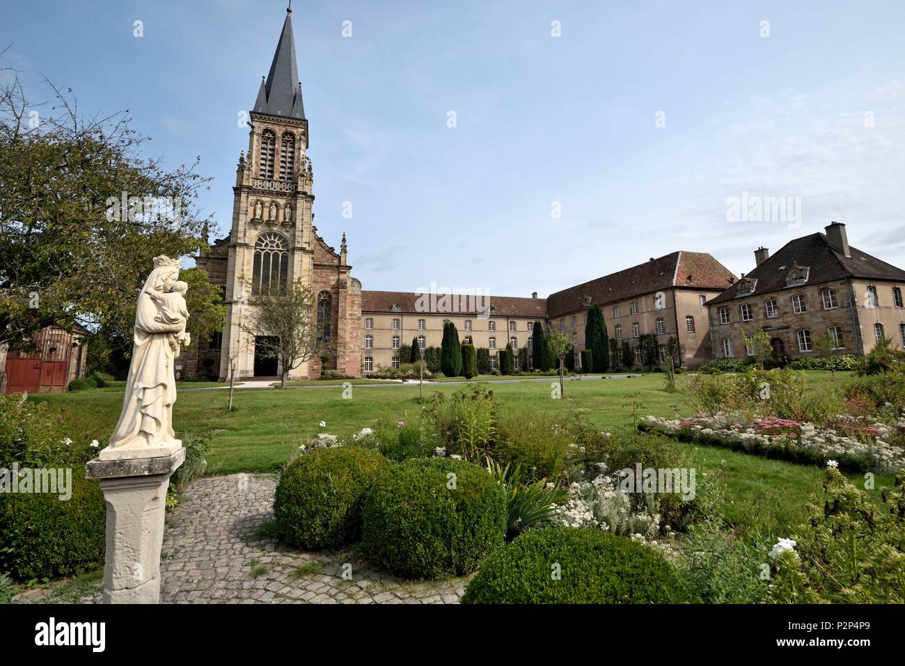 France, Vosges, Autrey, Notre Dame abbey founded in the 12th century ...