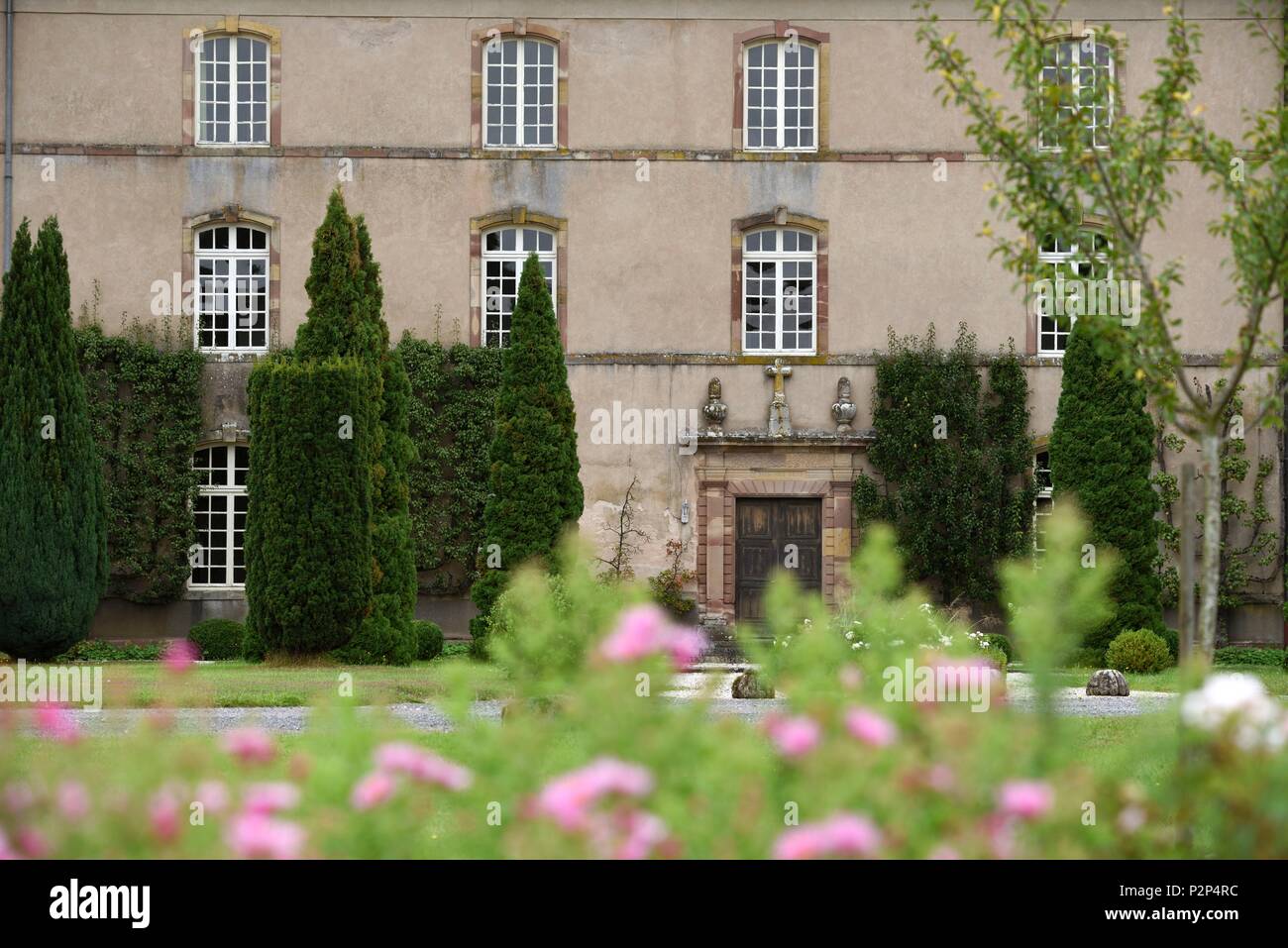 France, Vosges, Autrey, Notre Dame abbey founded in the 12th century ...