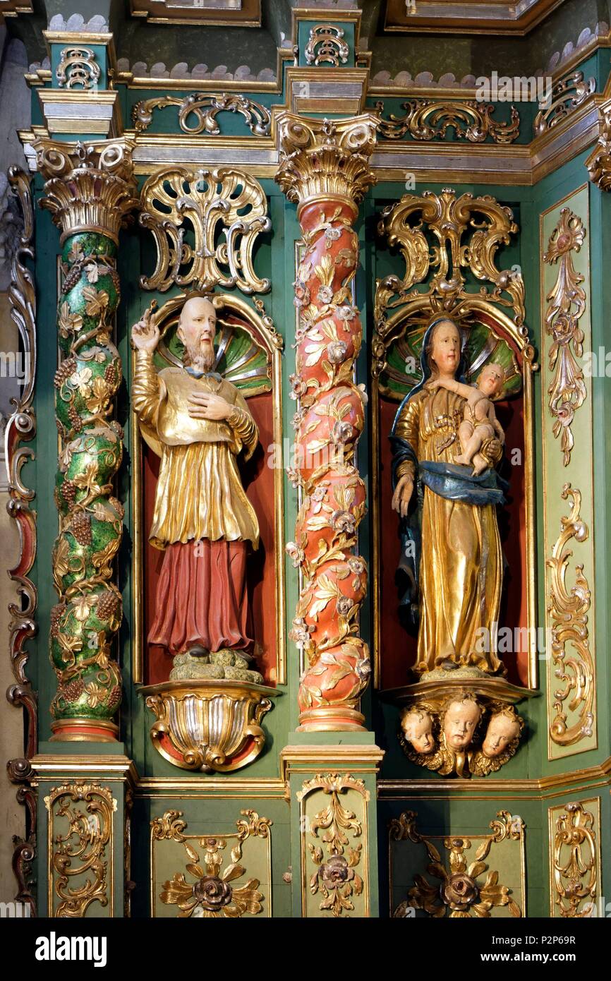 France, Haute Savoie, Cordon, Les sentiers du baroque, Our Lady of ...